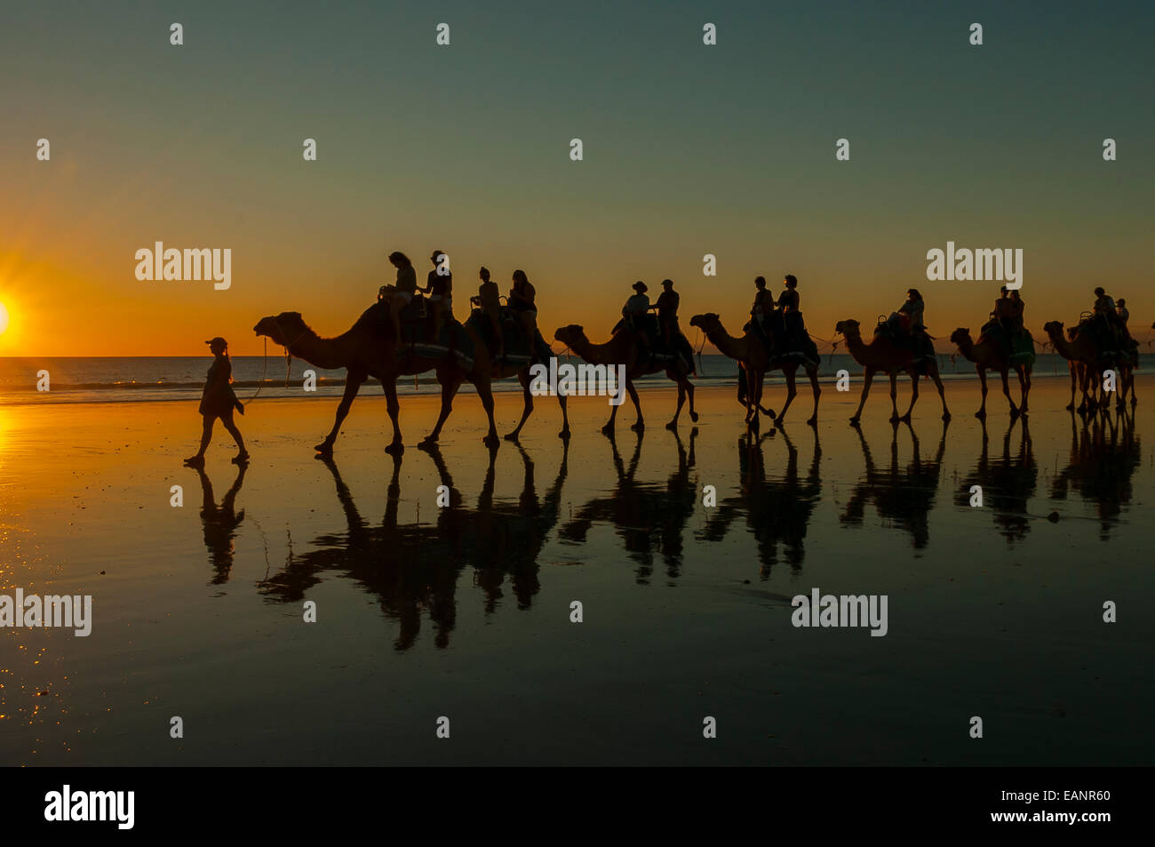 Australian Sunset Beach Scene High Resolution Stock Photography and ...