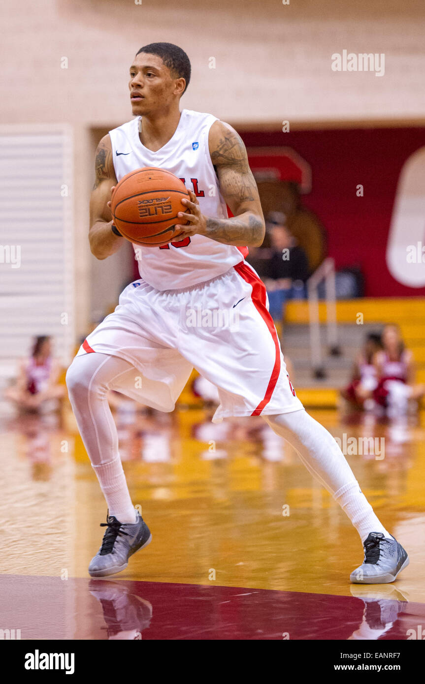 November, 18 2014: Cornell Big Red guard Devin Cherry (13) controls the ...