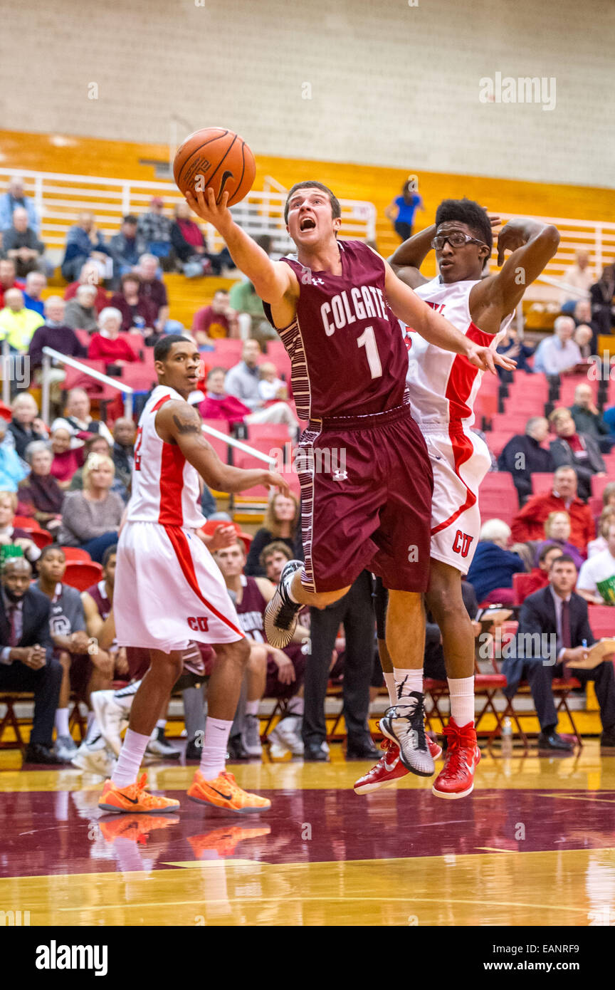 November, 18 2014: Colgate Raiders guard Austin Tillotson (1) takes a ...