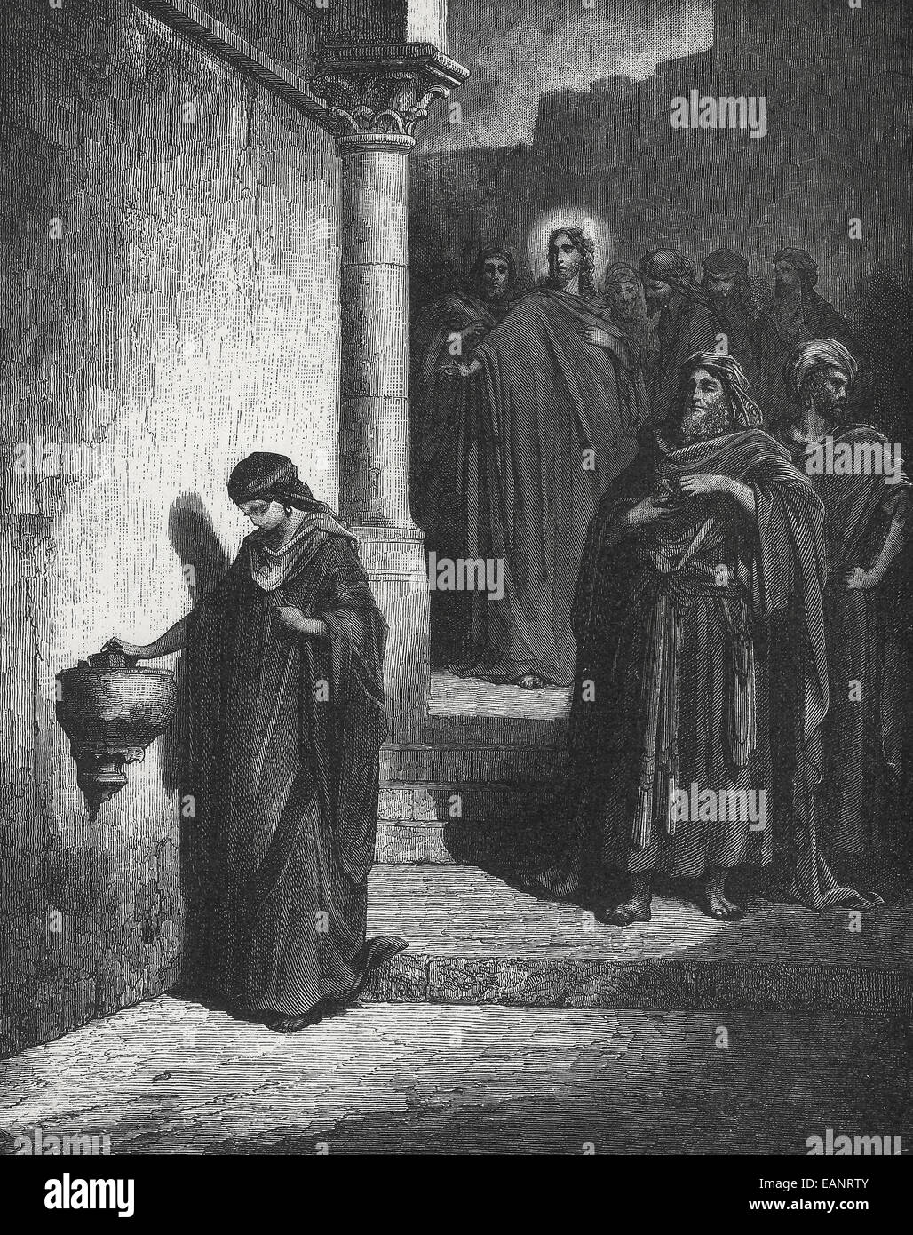 Illustration from dore bible hi-res stock photography and images - Alamy