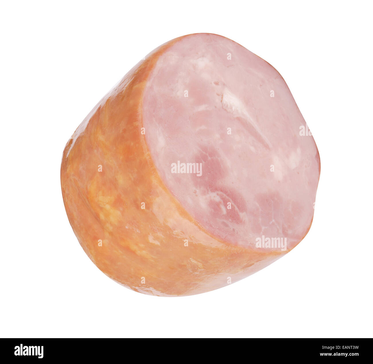 Piece of Ham Isolated Stock Photo - Alamy