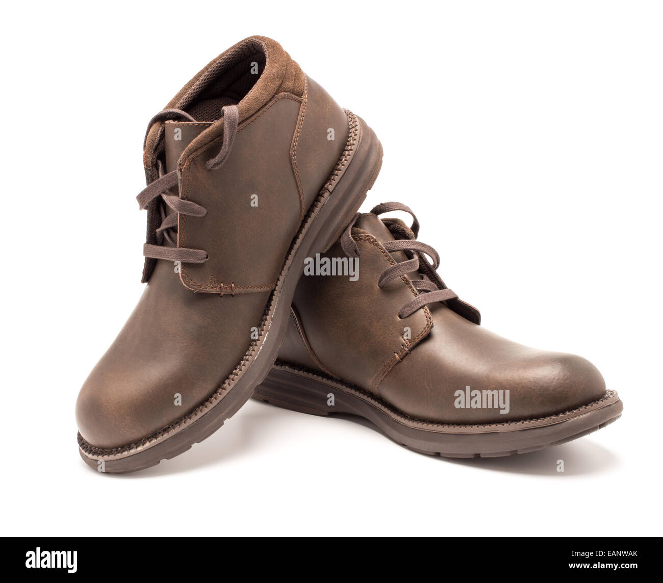 Boots on a white background closeup isolate Stock Photo - Alamy