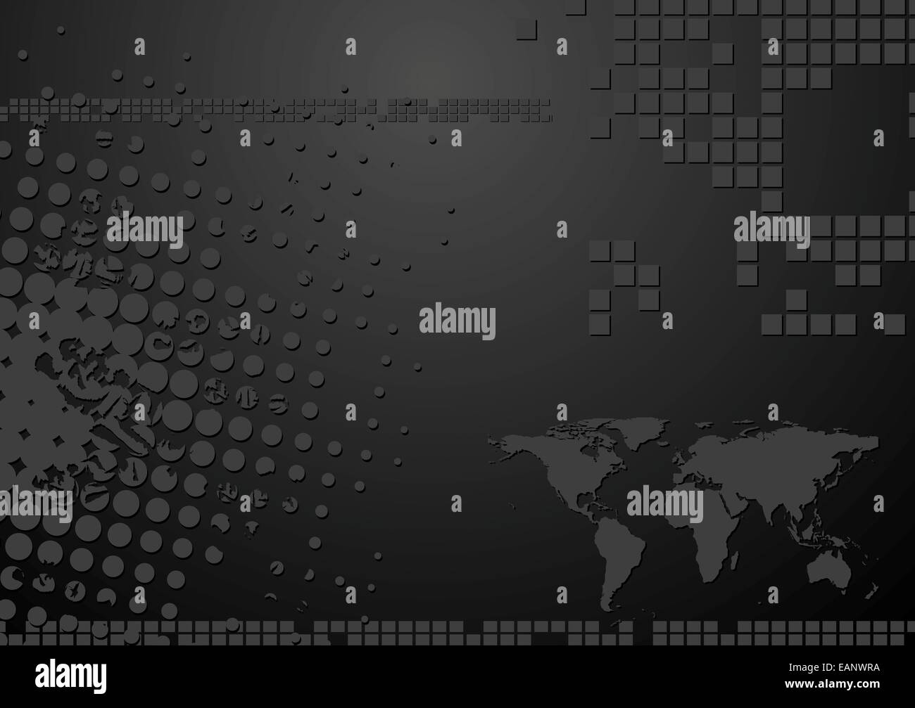 Dark abstract tech background. Vector design Stock Photo - Alamy