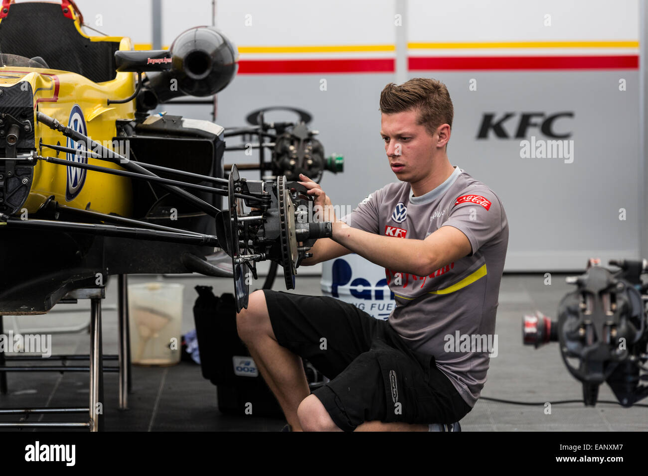 Imola, Italy - October 11, 2014: Dallara F312 – Volkswagen of Jagonya ...