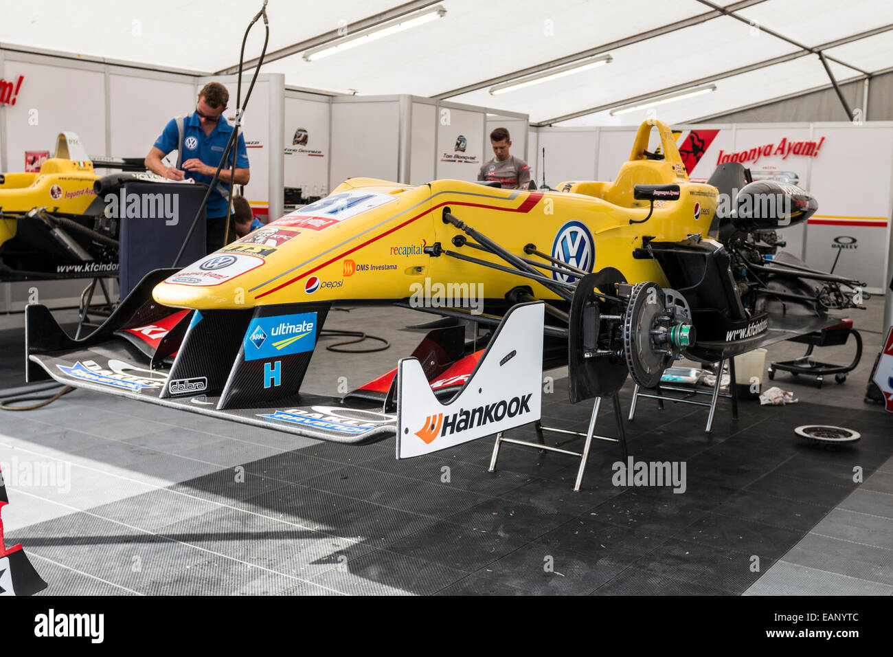 Imola, Italy - October 11, 2014: Dallara F312 – Volkswagen of Jagonya ...
