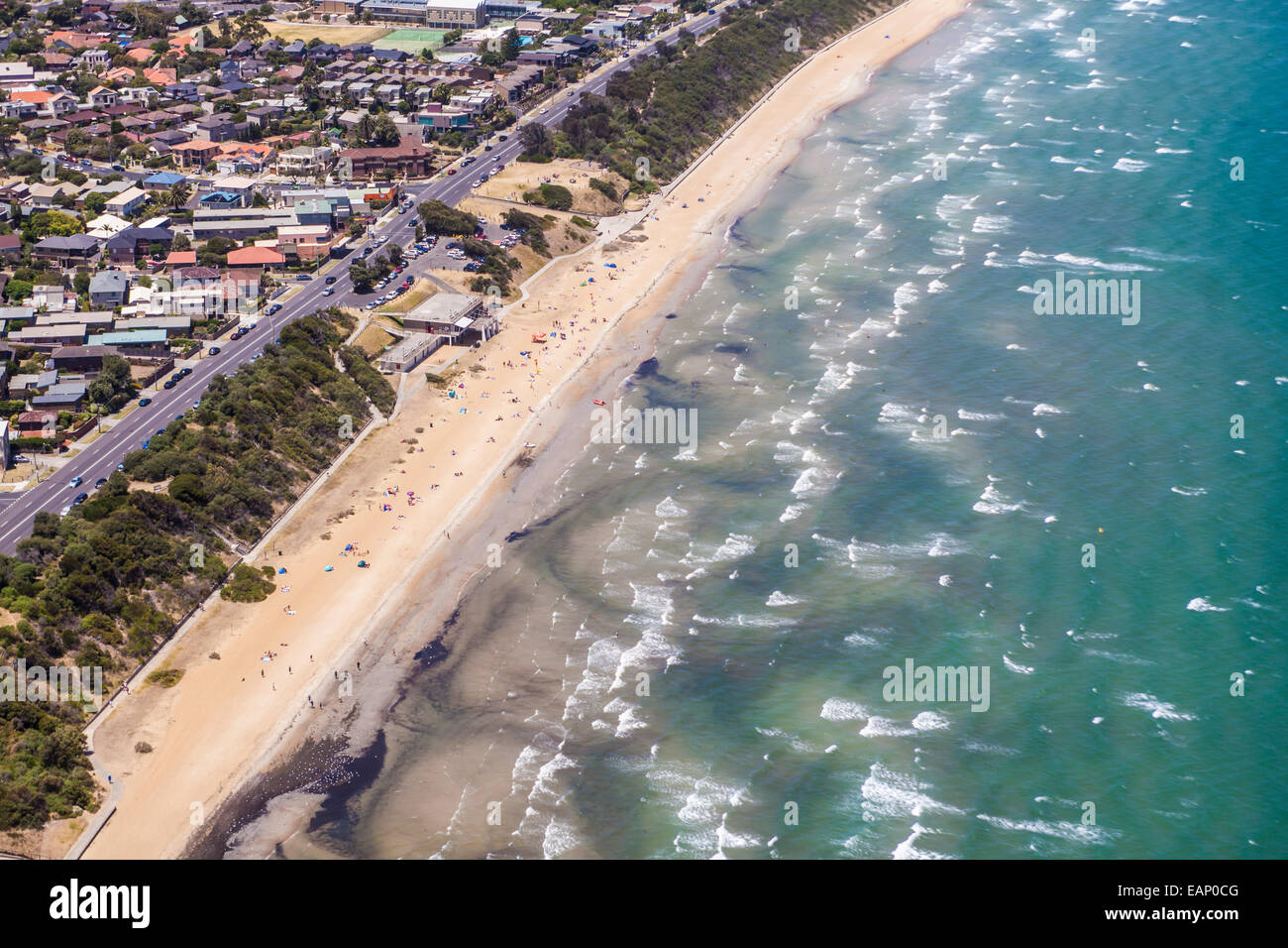 Summer on Mentone Beach Melbourne Stock Photo - Alamy