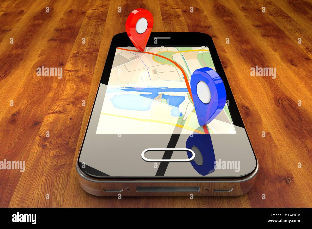 Mobile GPS navigation,travel and tourism concept Stock Photo - Alamy