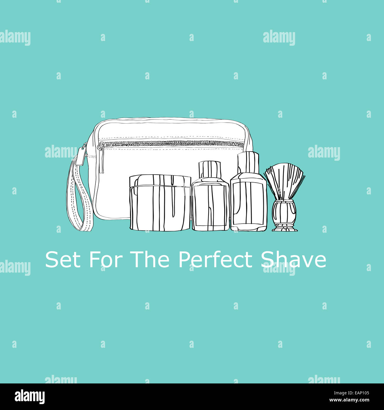 set for the perfect shave Stock Photo - Alamy