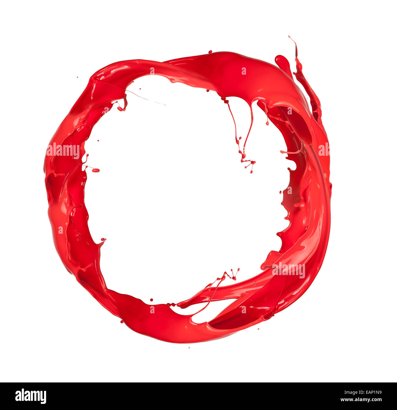 Red paint circle hi-res stock photography and images - Alamy