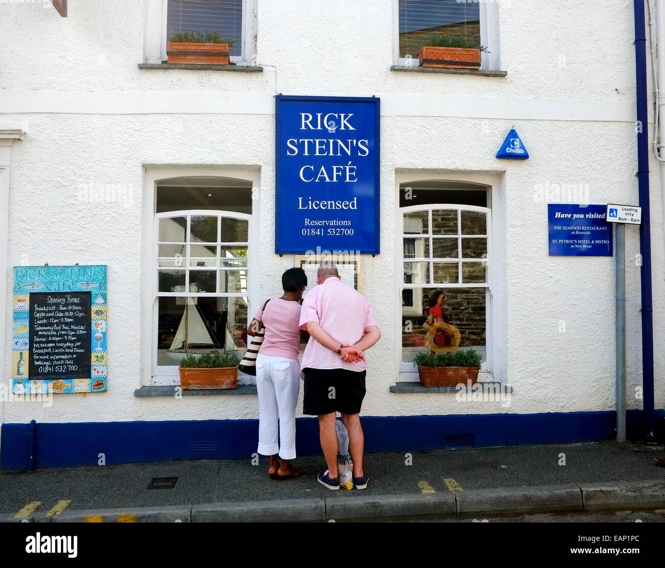 Rick Stein's café Padstow Cornwall England uk Stock Photo - Alamy