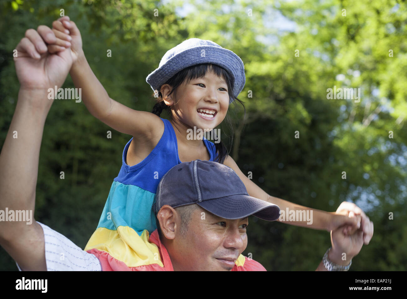 Japanese father daughter hi-res stock photography and images - Alamy