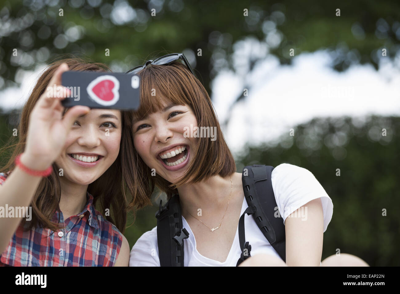 Asian selfie hi-res stock photography and images - Alamy