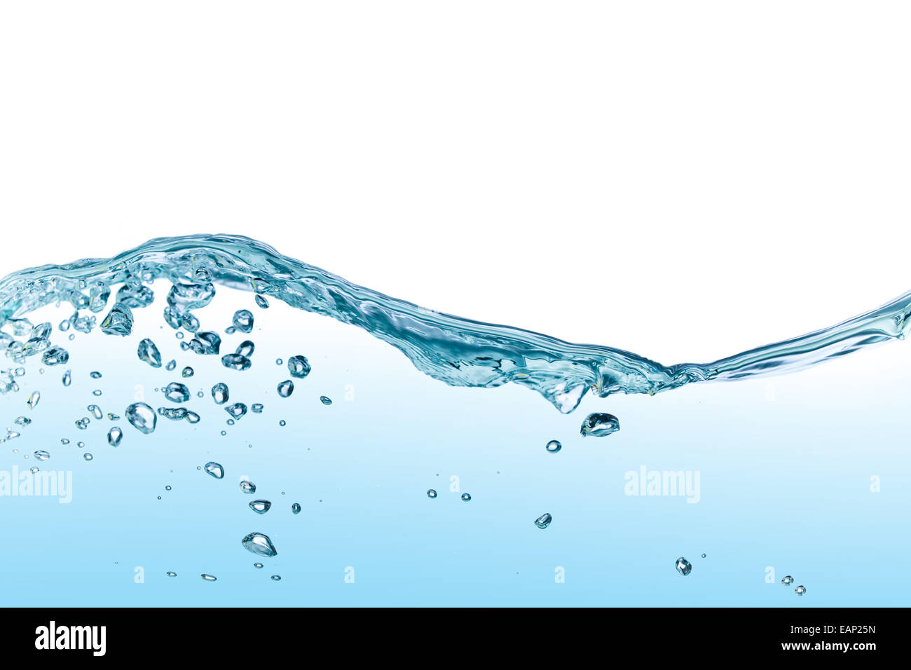 Water waves isolated on white background Stock Photo - Alamy