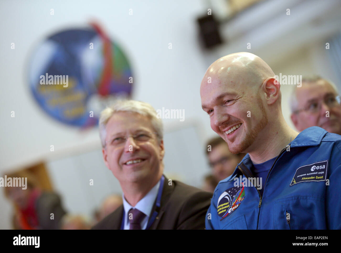 Astronaut Alexander Gerst speaks about his scientific work on the ...