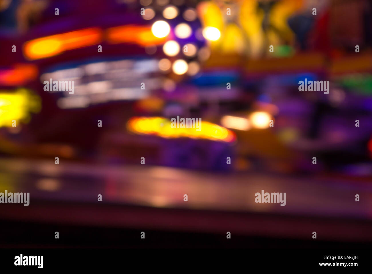 carousel lights background in an amusement park Stock Photo - Alamy