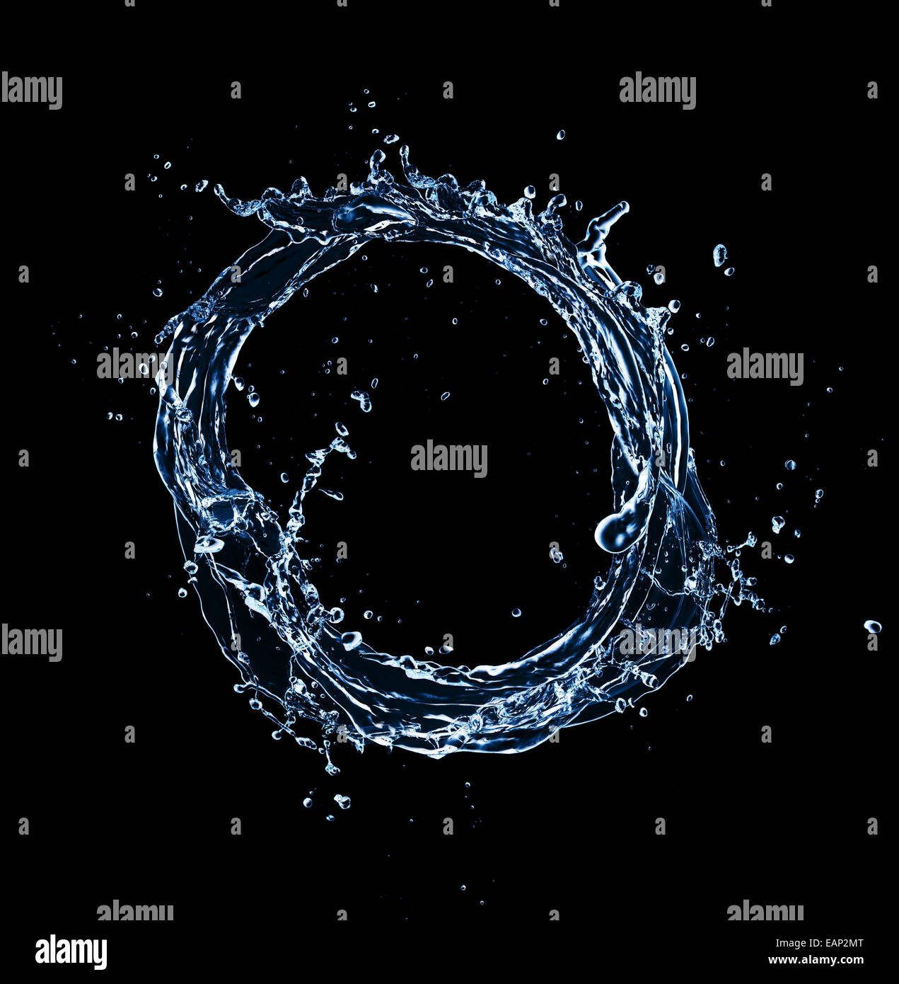 Water Black Background