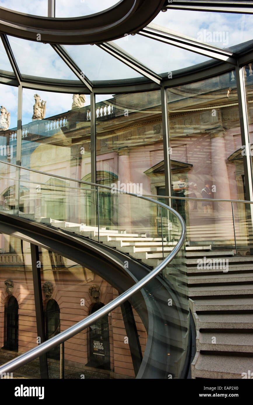 Staircase inside the extension of the German Historical Museum Stock ...