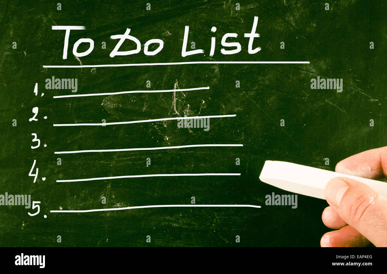 to do list concept Stock Photo - Alamy