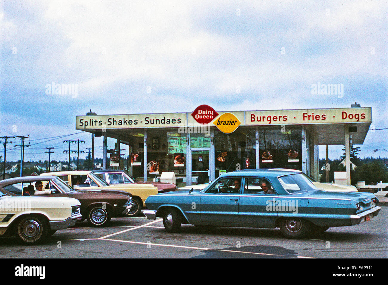 Dairy Queen brazier United States 1960's Stock Photo - Alamy