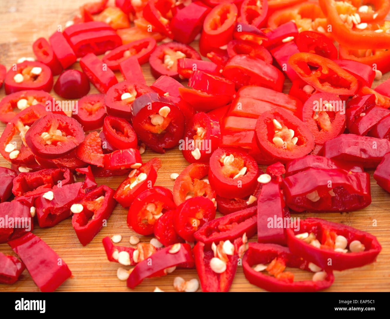 Chili pepper sliced hi-res stock photography and images - Alamy