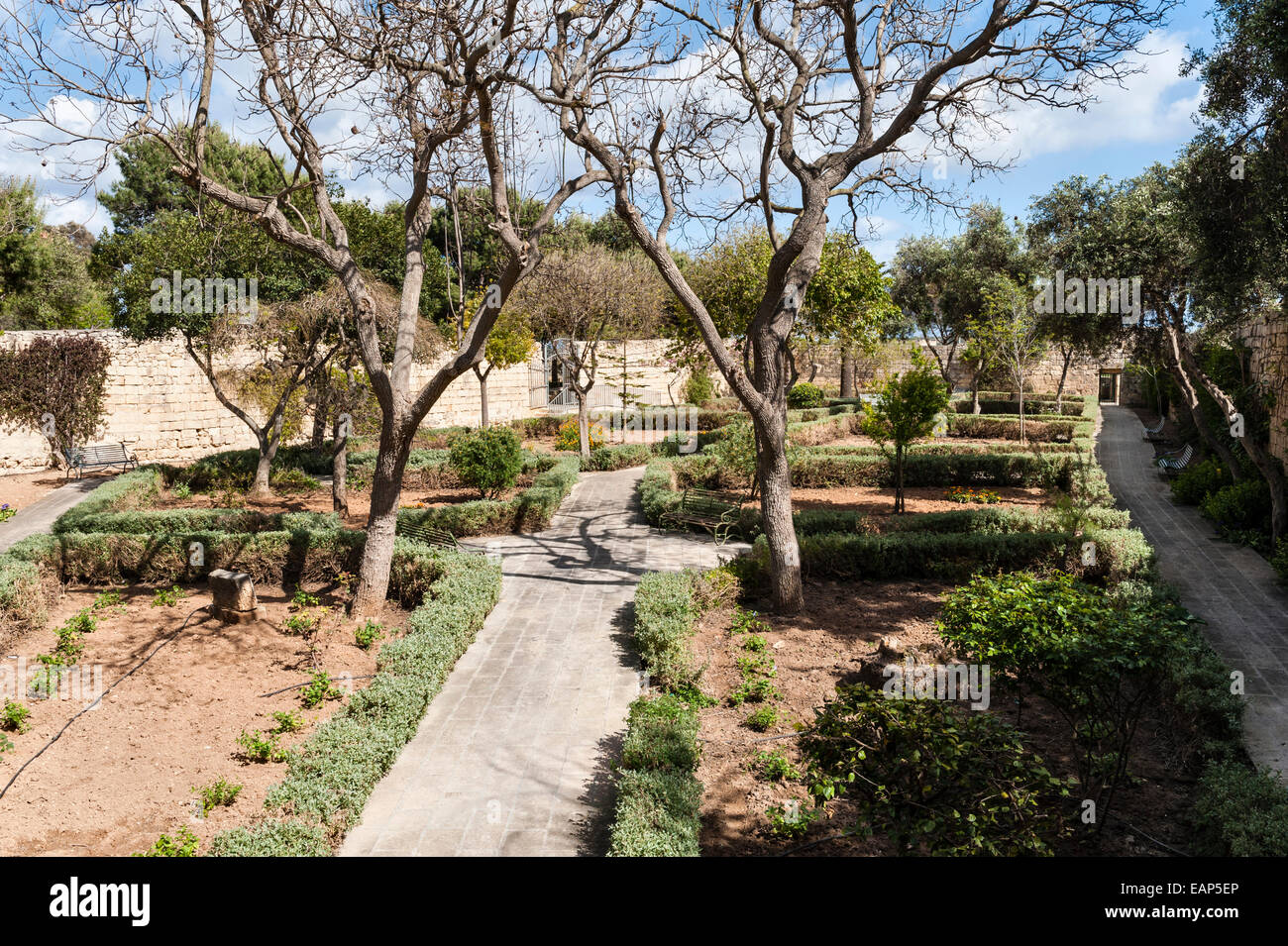 Zejtun, Malta. The 'Gnien Luqa Briffa' gardens Stock Photo - Alamy