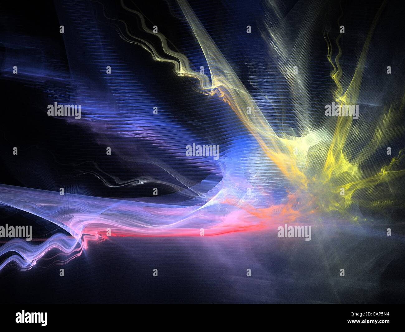 Abstract shapes made of fractal textures Stock Photo - Alamy