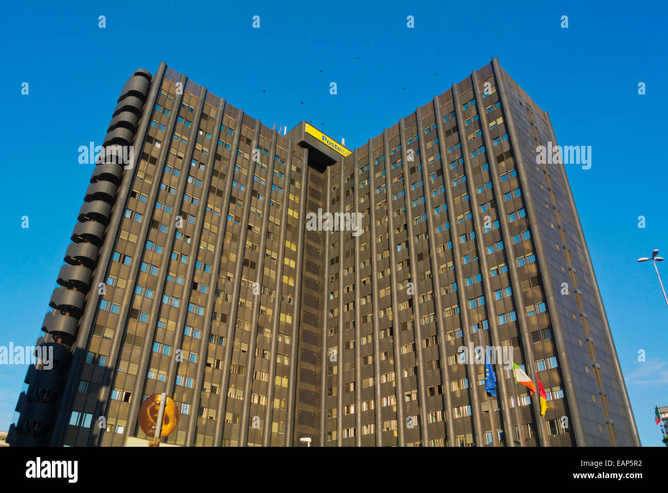 Post office building, in Brutalist style, EUR government and financial ...