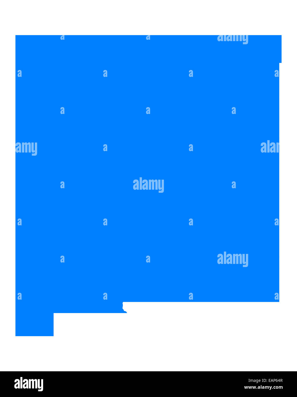 Map of New Mexico Stock Photo - Alamy