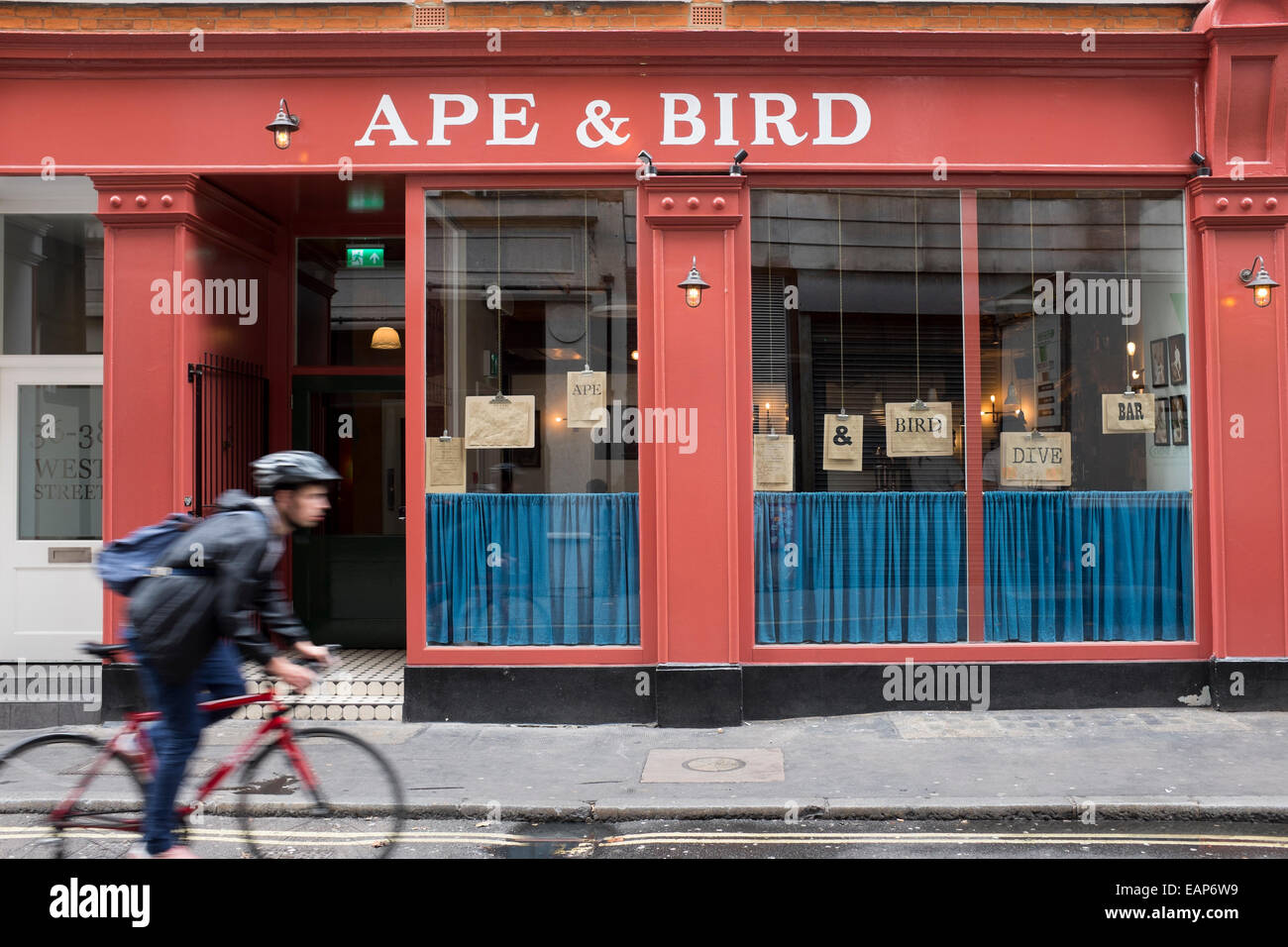 Ape and Bird Restaurant London Stock Photo - Alamy