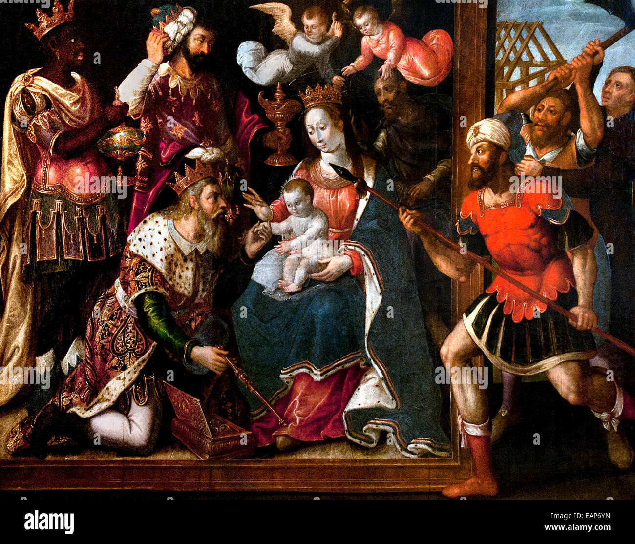 Adoration of the Magi 16th Century Dutch Flemish School Netherlands Stock Photo - Alamy