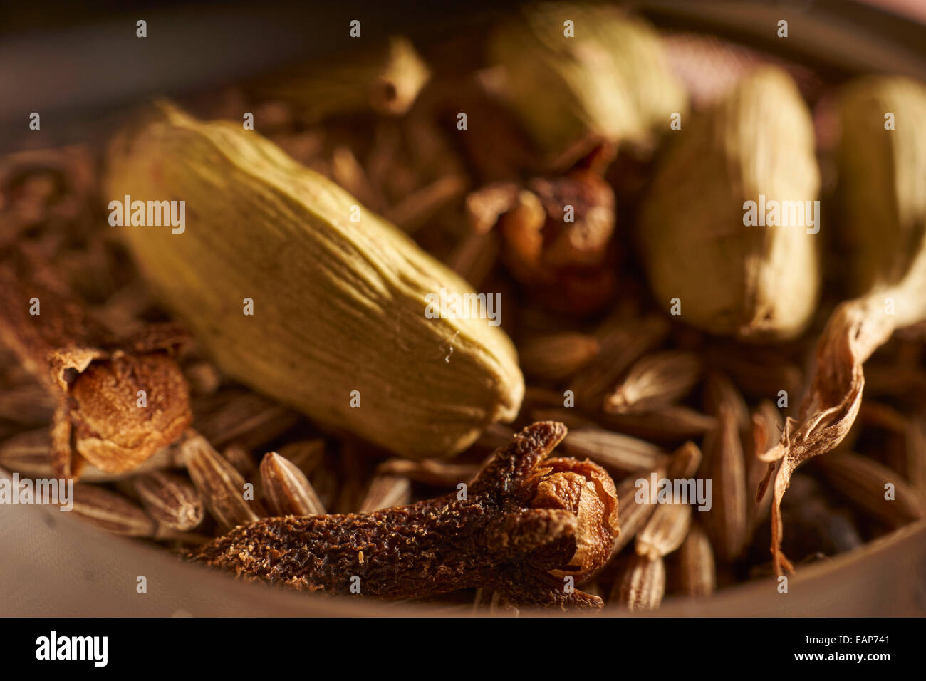 tea ball filled with spices for African cooking Stock Photo - Alamy