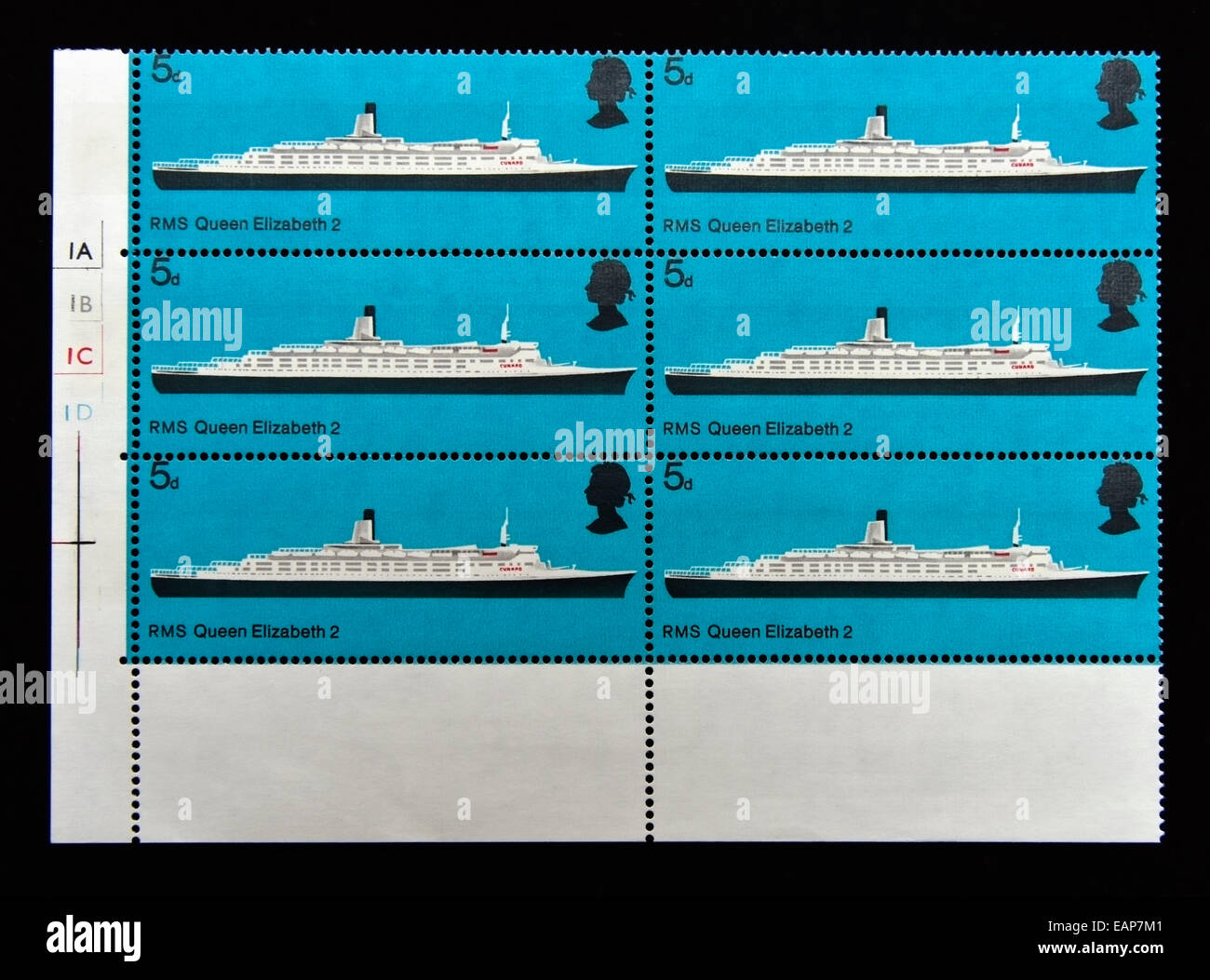 Postage stamps. Great Britain. Queen Elizabeth II. British Ships. 1969 ...