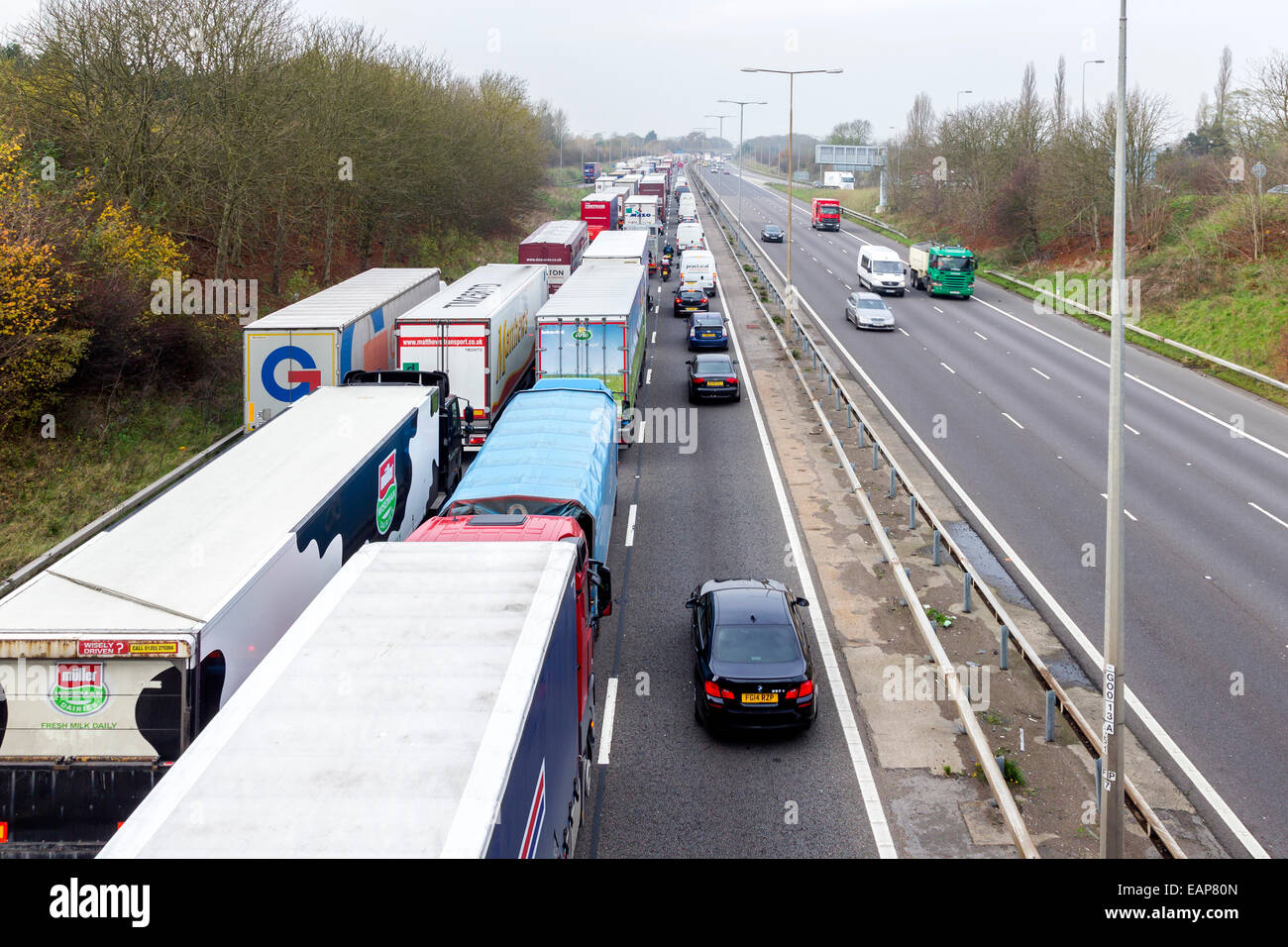 M1 junction 18 hi-res stock photography and images - Alamy