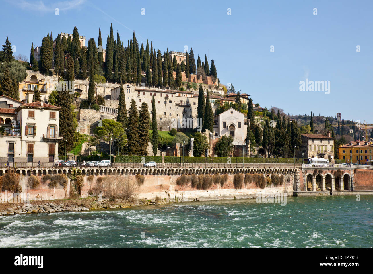 Castle san pietro verona hi-res stock photography and images - Alamy