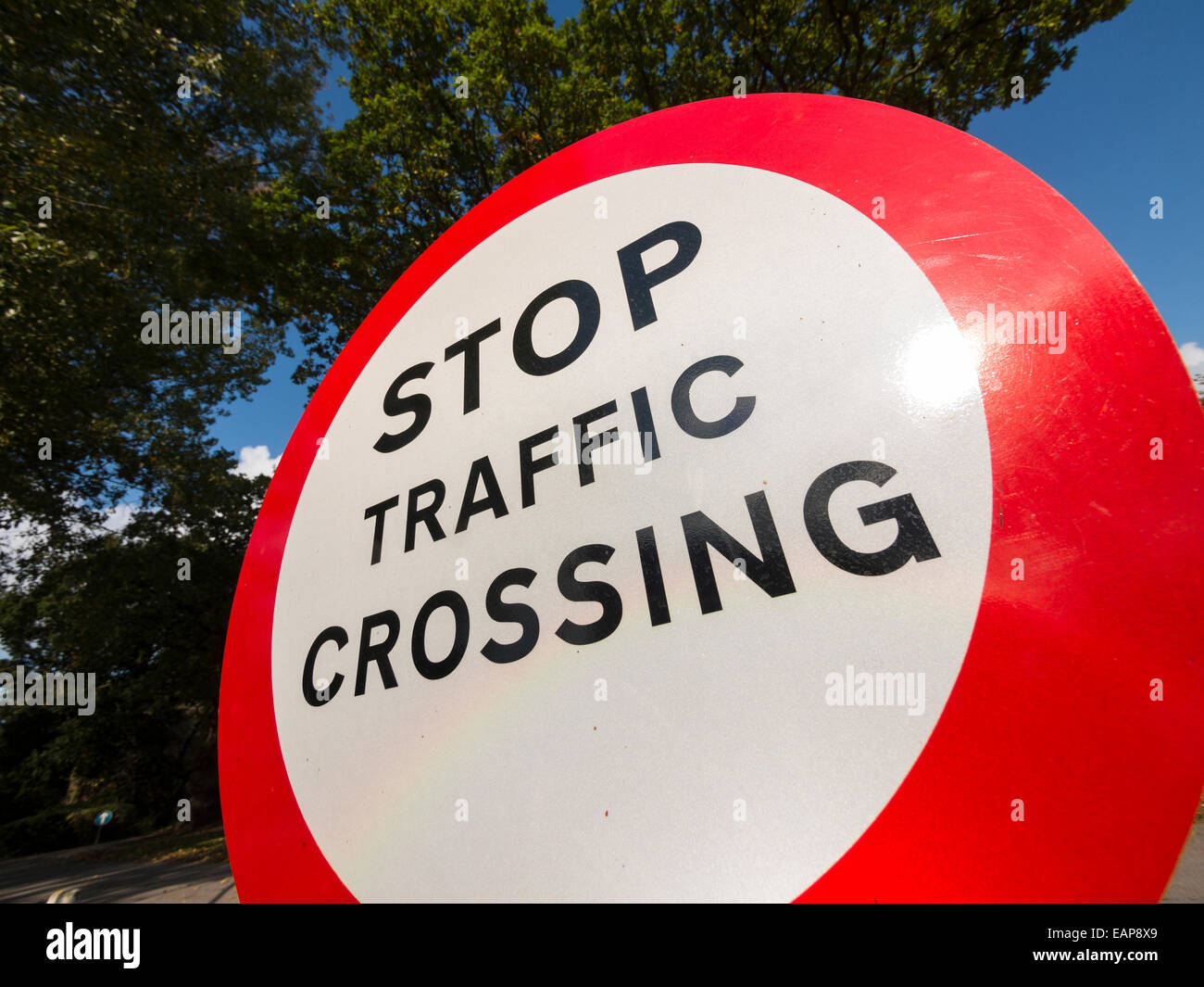 Stop children crossing hi-res stock photography and images - Alamy