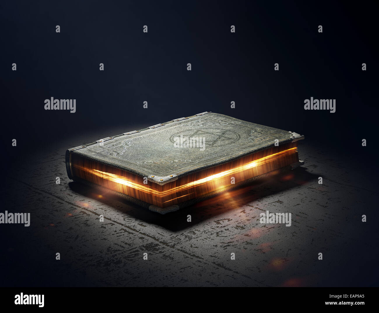 Magic Book with super powers - 3D Artwork Stock Photo - Alamy