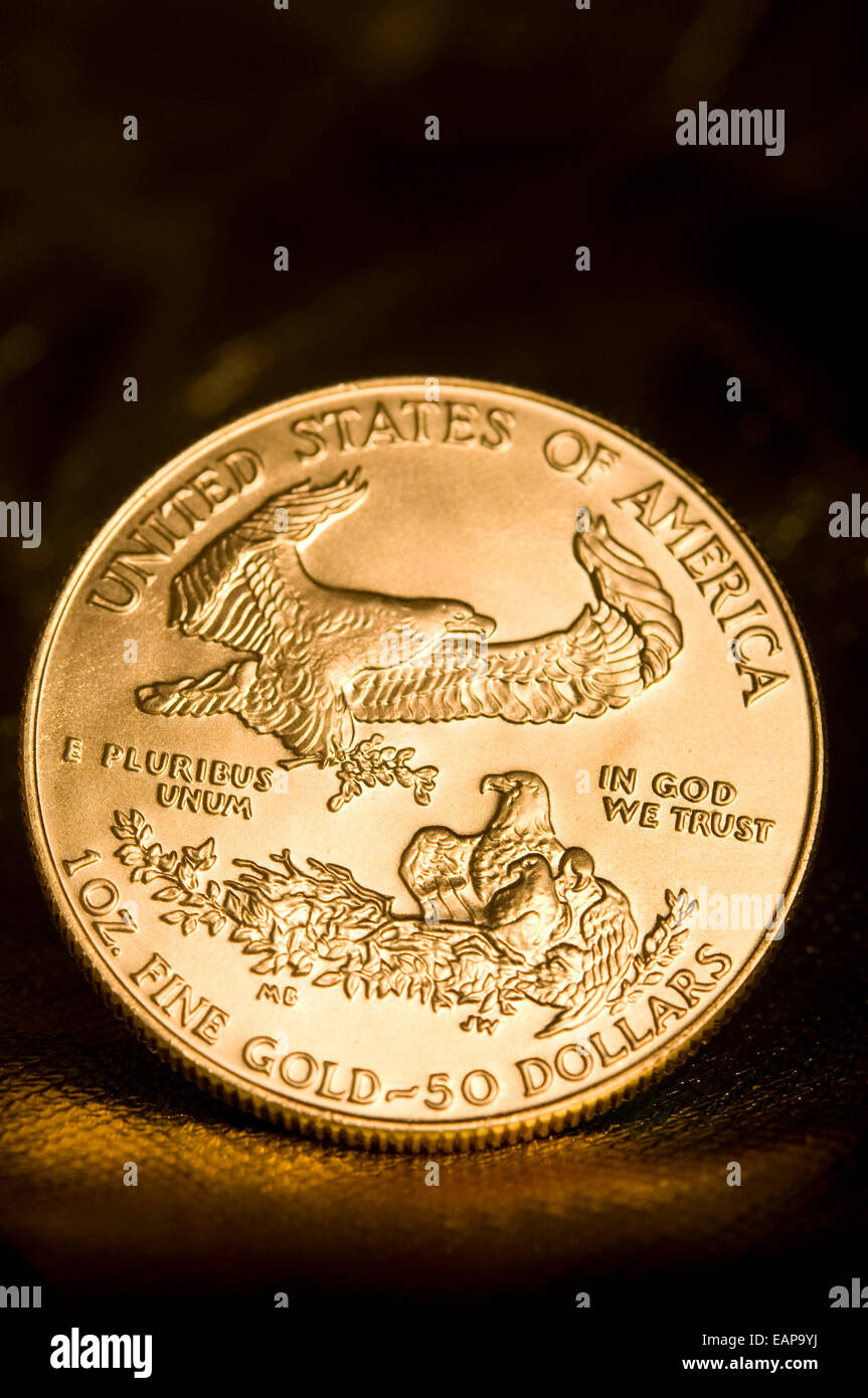 Gold coin dollars hi-res stock photography and images - Alamy
