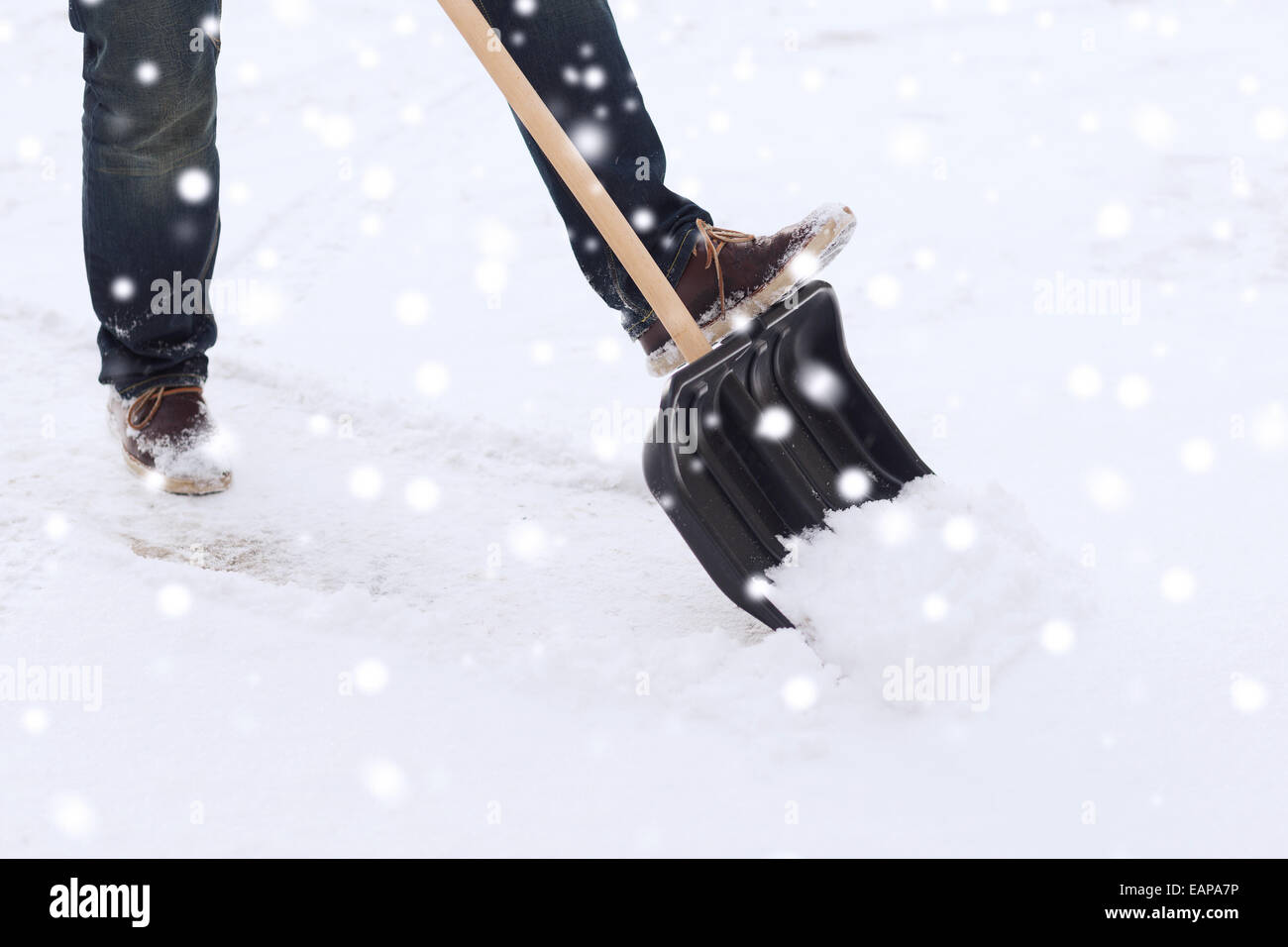 People cleaning road Cut Out Stock Images & Pictures - Alamy