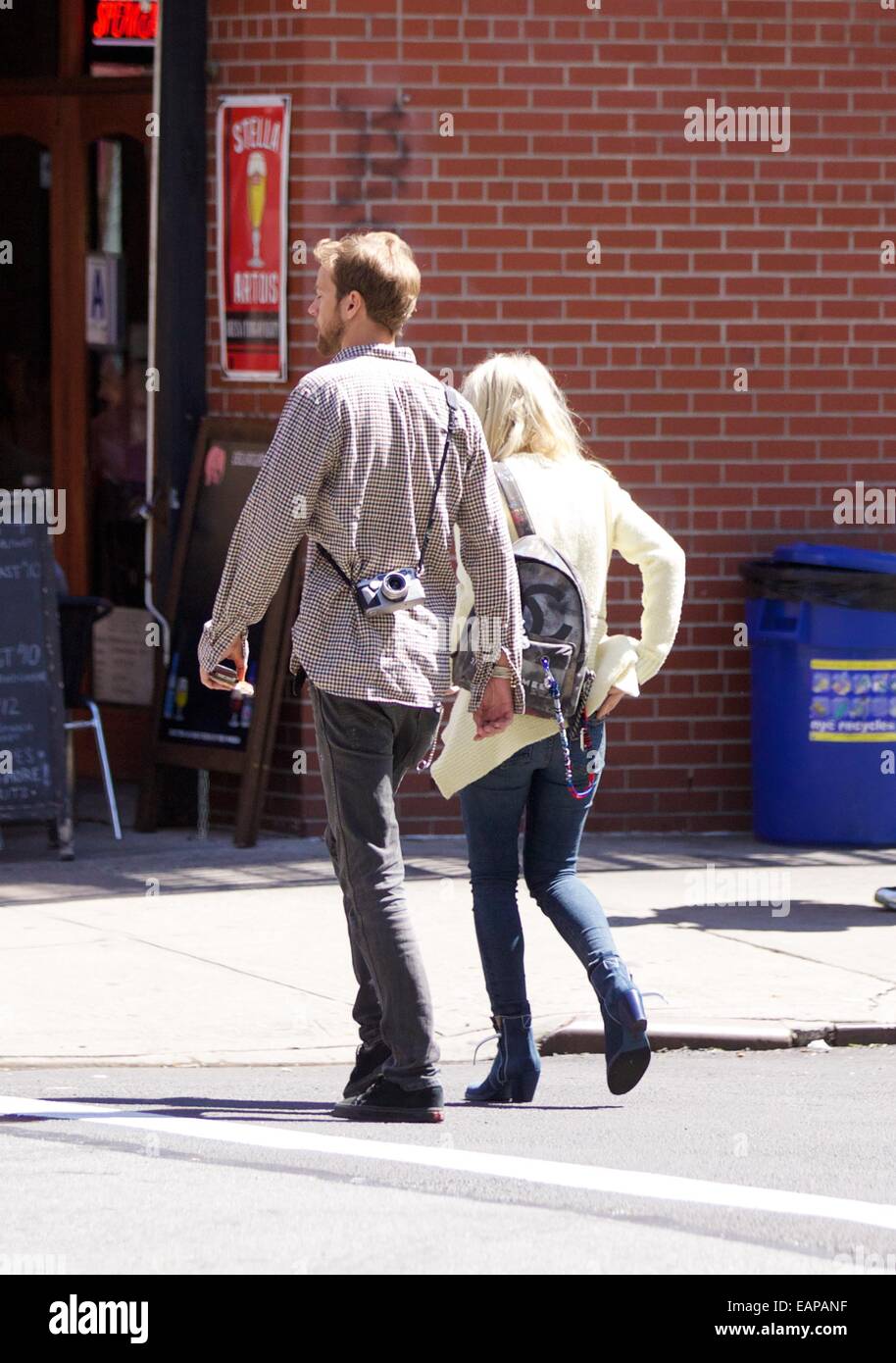 Dakota Fanning spotted out in New York with her model boyfriend, Jamie ...
