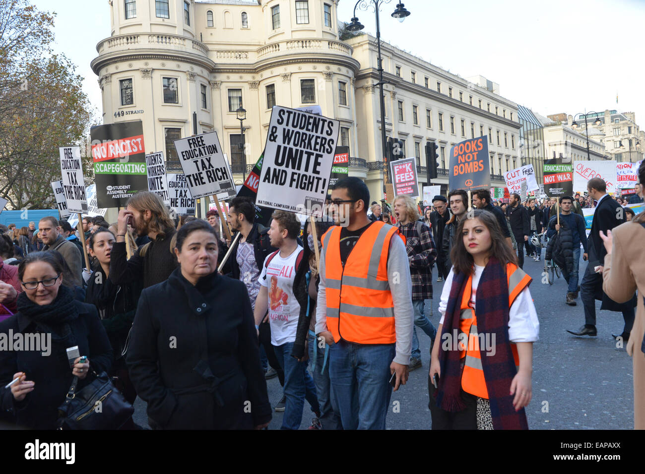 Tution fees protest hi-res stock photography and images - Alamy