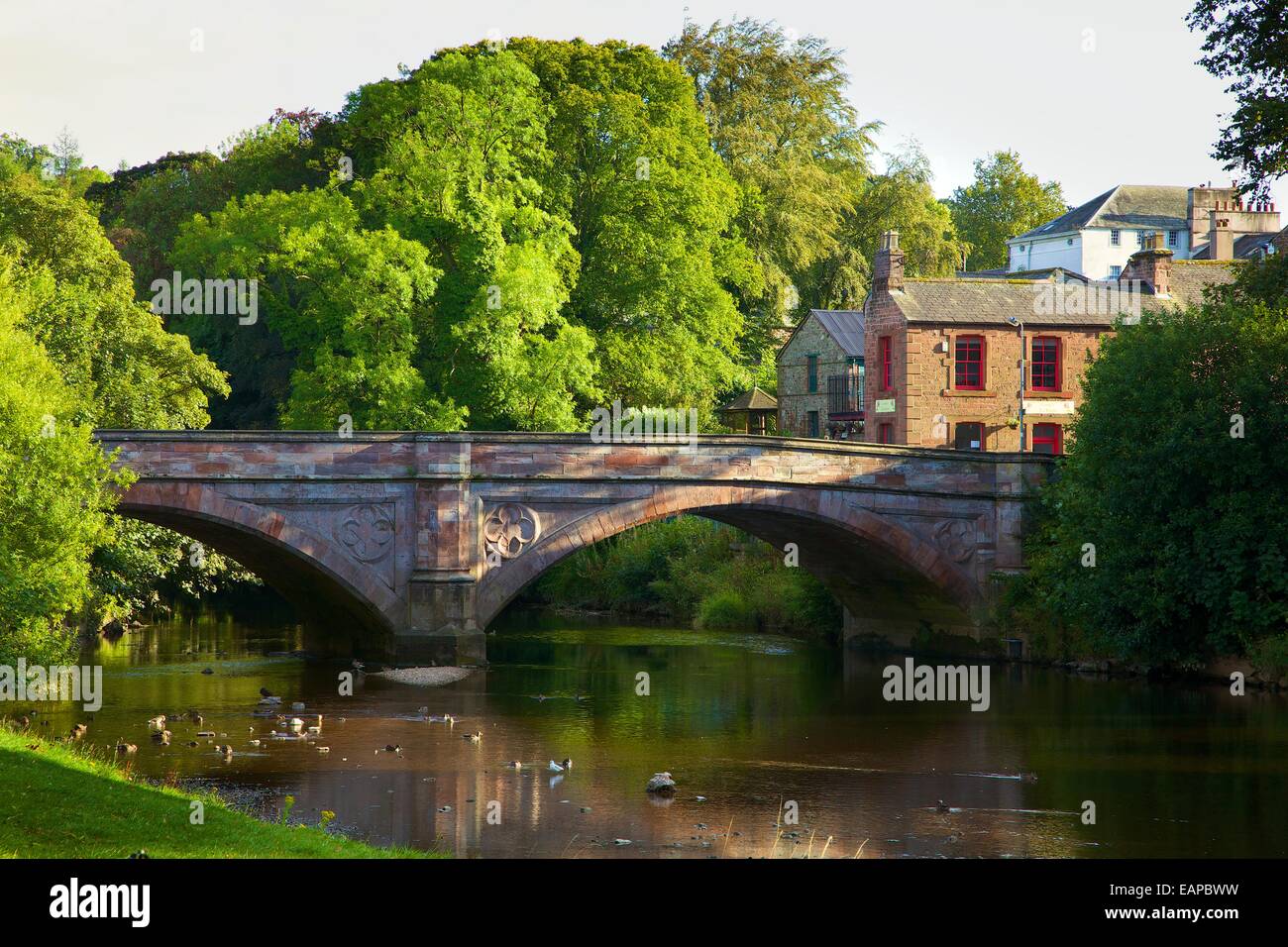 River eden bridge appleby cumbria hi-res stock photography and images ...