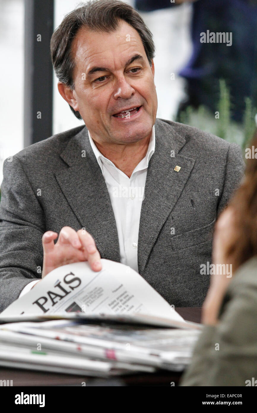 Artur Mas, Catalan President, Catalonia, Spain Stock Photo - Alamy
