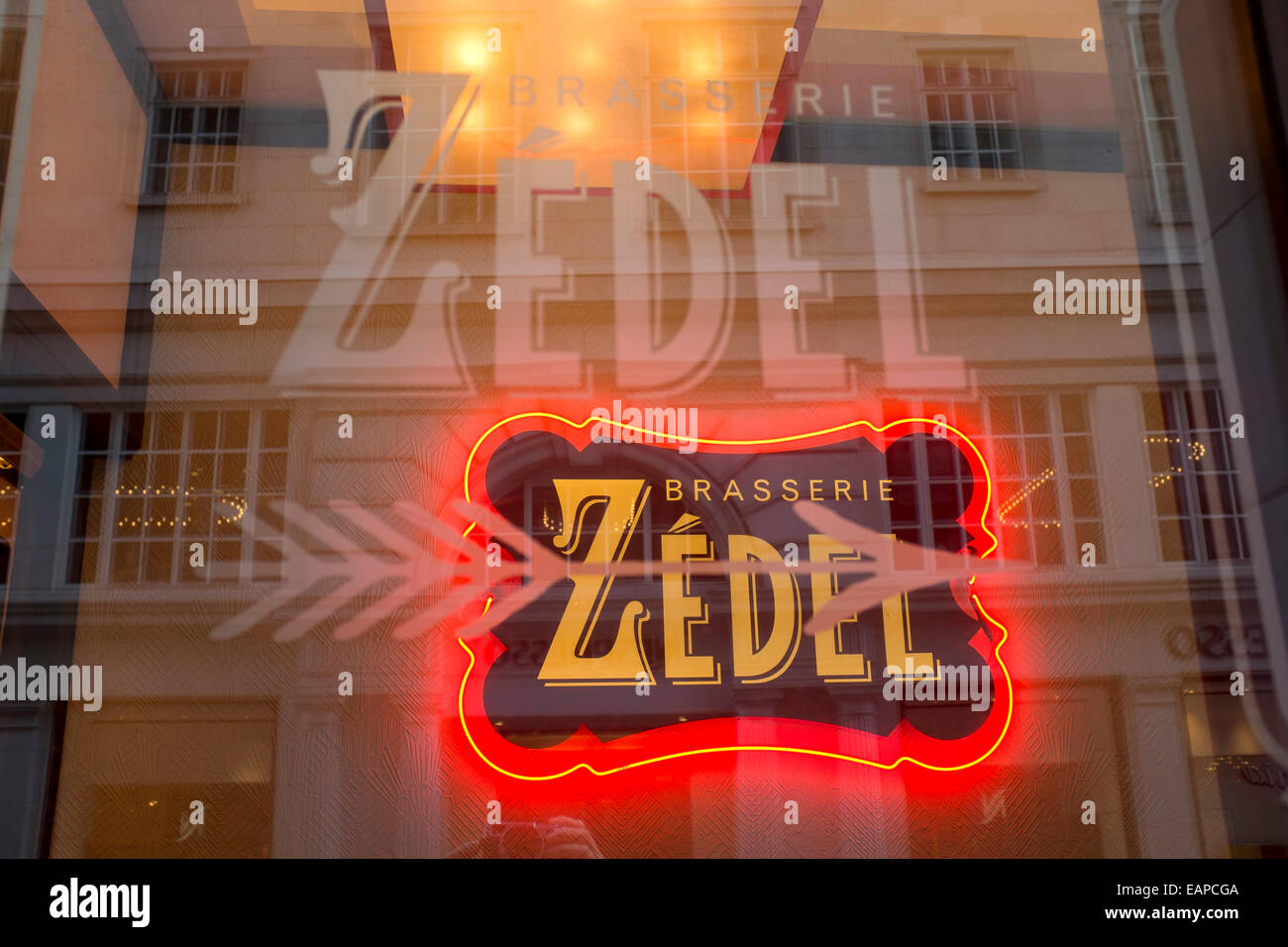 Brasserie Zedel London Stock Photo - Alamy