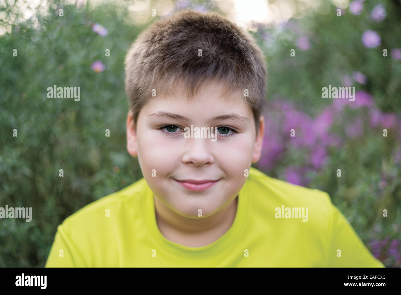Portrait of a boy teen outdoors Stock Photo - Alamy