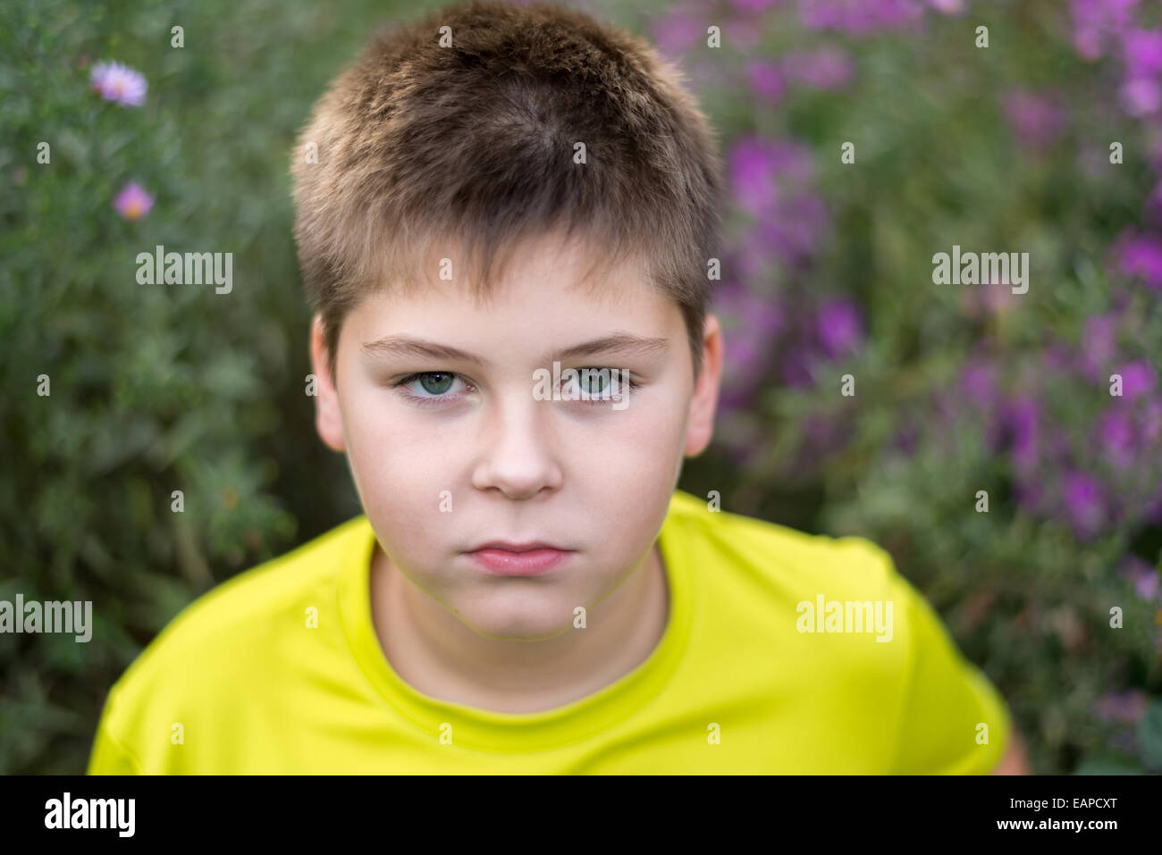 Portrait of a boy teen outdoors Stock Photo - Alamy