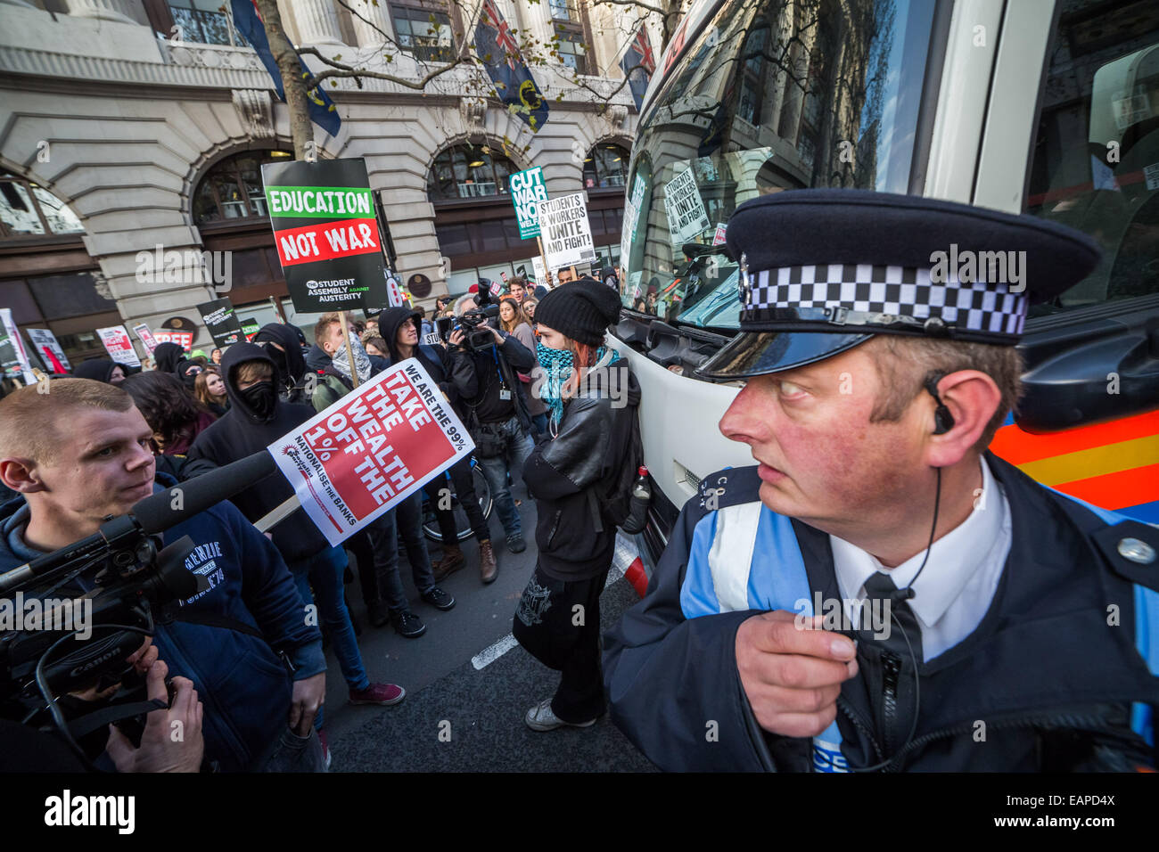 2014 student protests hi-res stock photography and images - Alamy