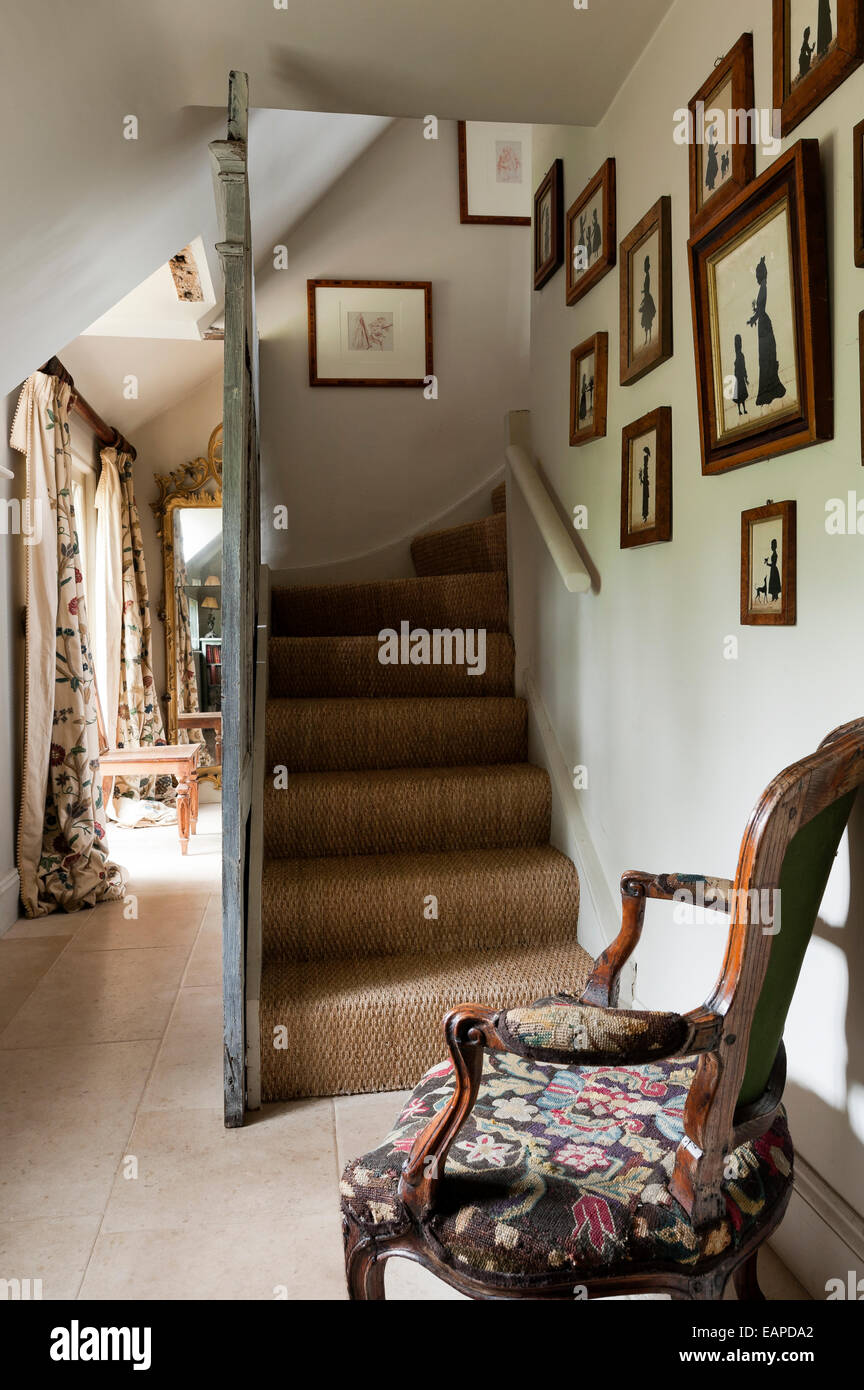 Seagrass Carpet On Stairs