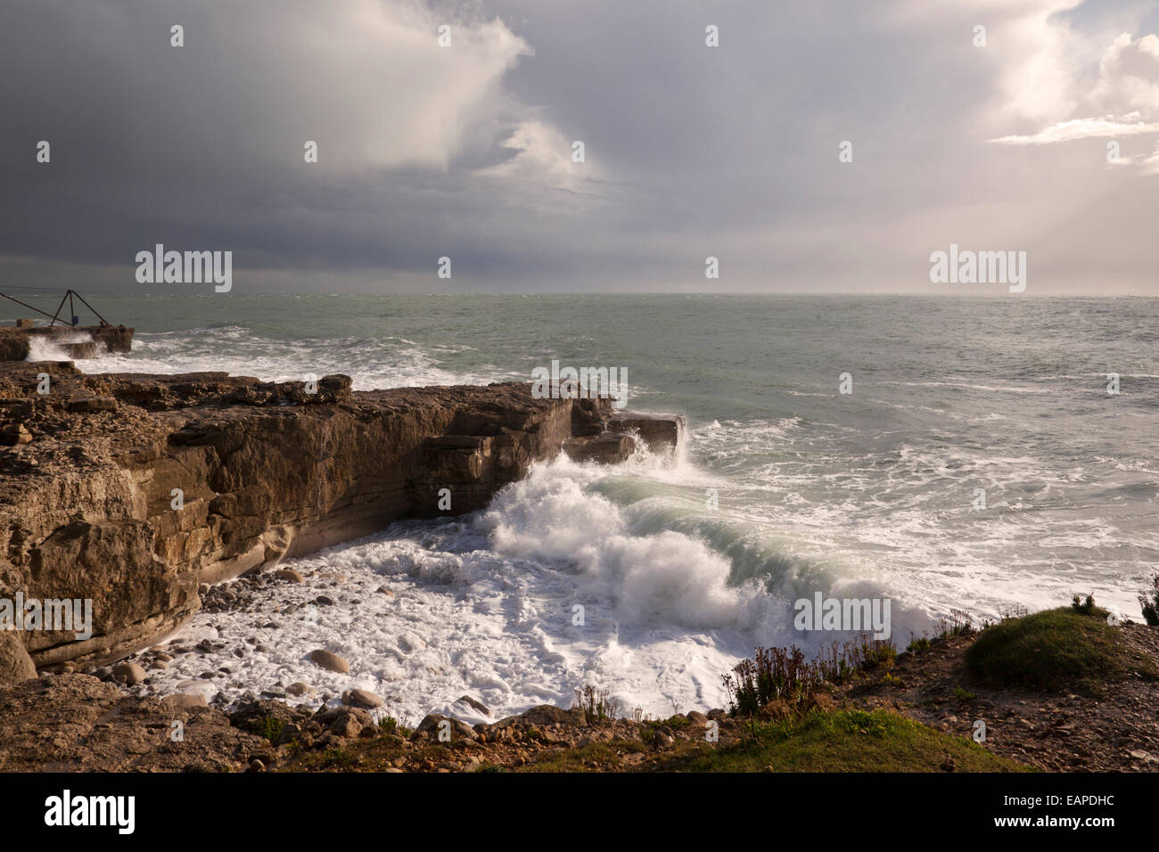 Portland Bill Sea Rough High Resolution Stock Photography and Images ...
