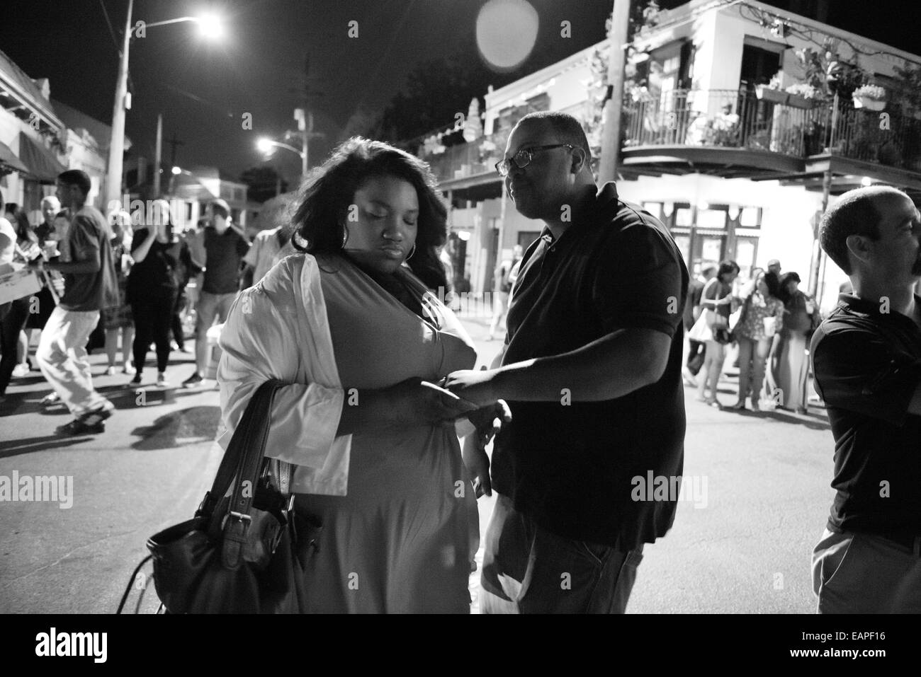 Couple Dancing In The Street