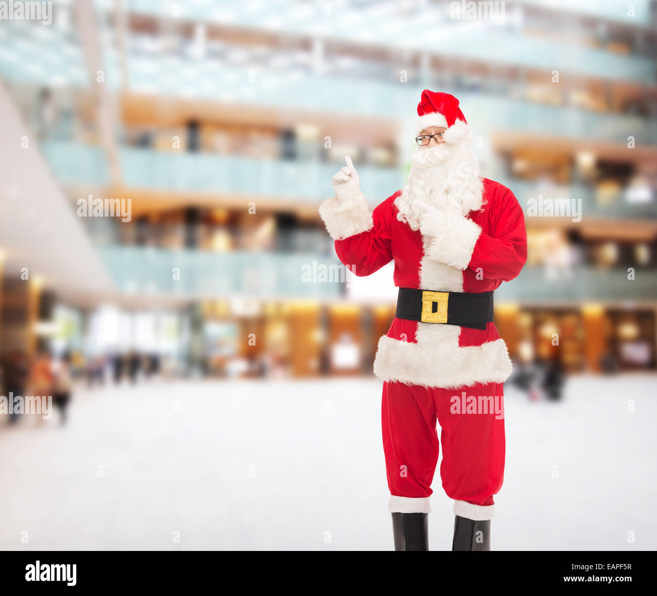 man in costume of santa claus Stock Photo - Alamy